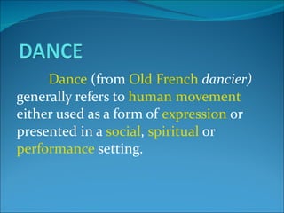 Performing Art | PPT