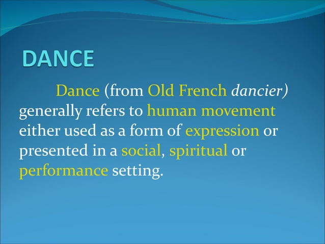 Performing Art | PPT
