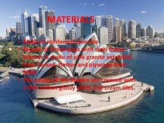 Performing art centre - SYDNEY OPERA HOUSE | PPTX