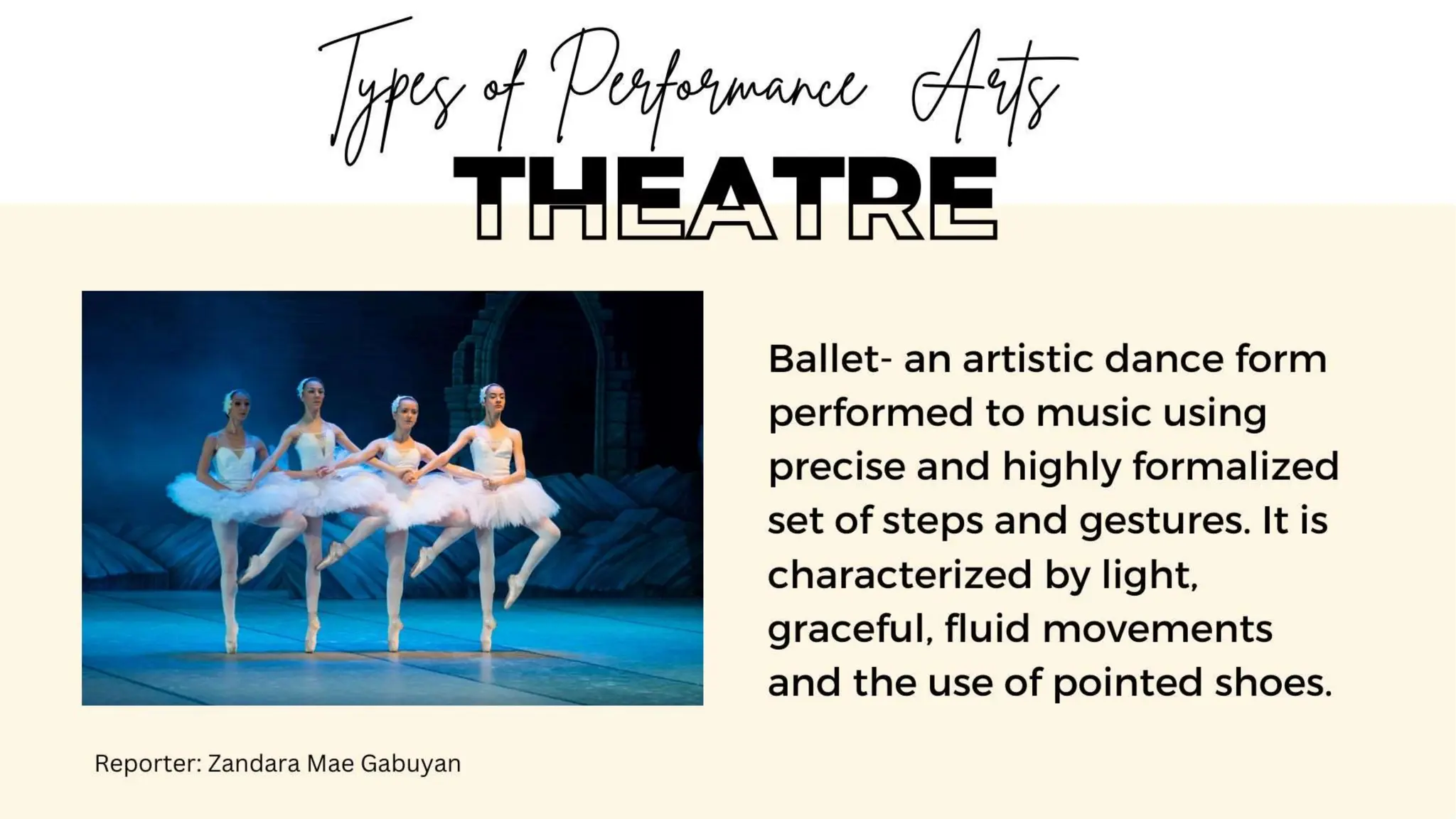 Performing Arts Definition, Types and Examples | PPTX