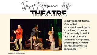 Performing Arts Definition, Types and Examples | PPT