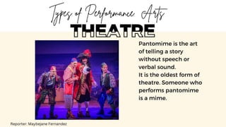 Performing Arts Definition, Types and Examples | PPT