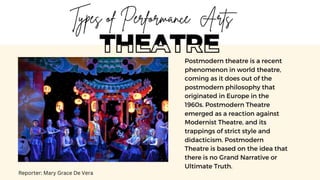 Performing Arts Definition, Types and Examples | PPT