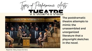 Performing Arts Definition, Types and Examples | PPT