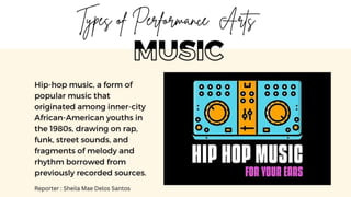 Performing Arts Definition, Types and Examples | PPTX