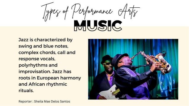 Performing Arts Definition, Types and Examples | PPTX