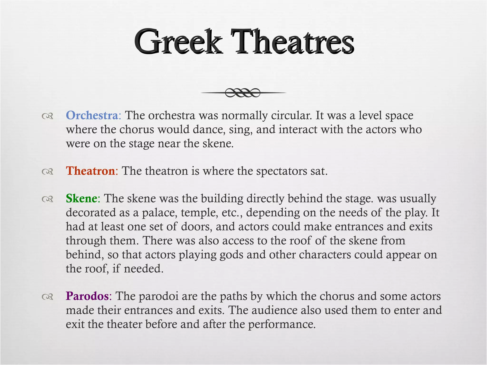Performing arts in ancient greece (theatre) | PPT
