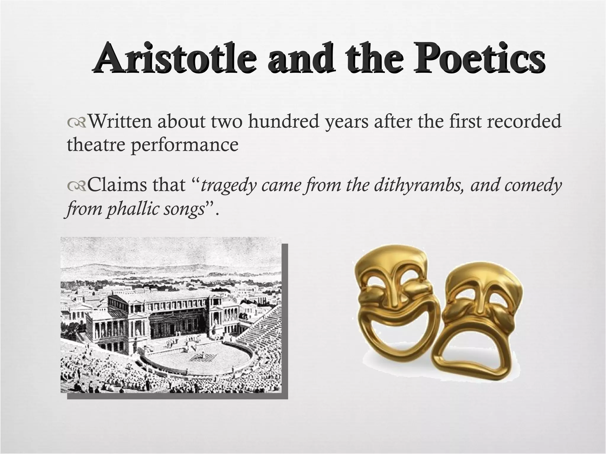 Performing arts in ancient greece (theatre) | PPT