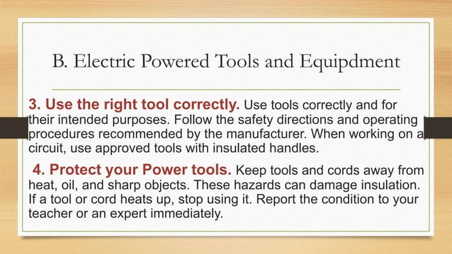 Performing Basic Preventive Maintenance.pptx | Woodworking | Arts and Crafts