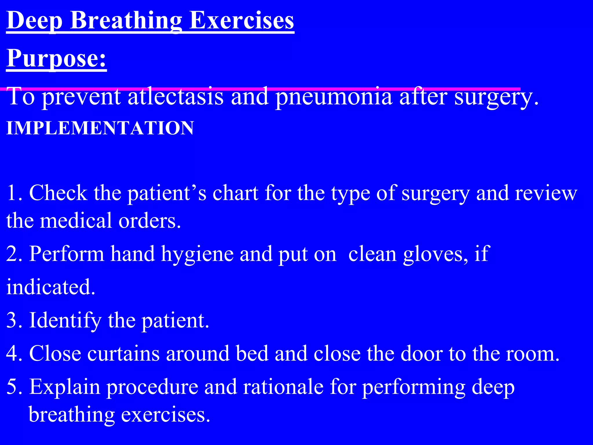 Performing chest physiotherapy | PPT