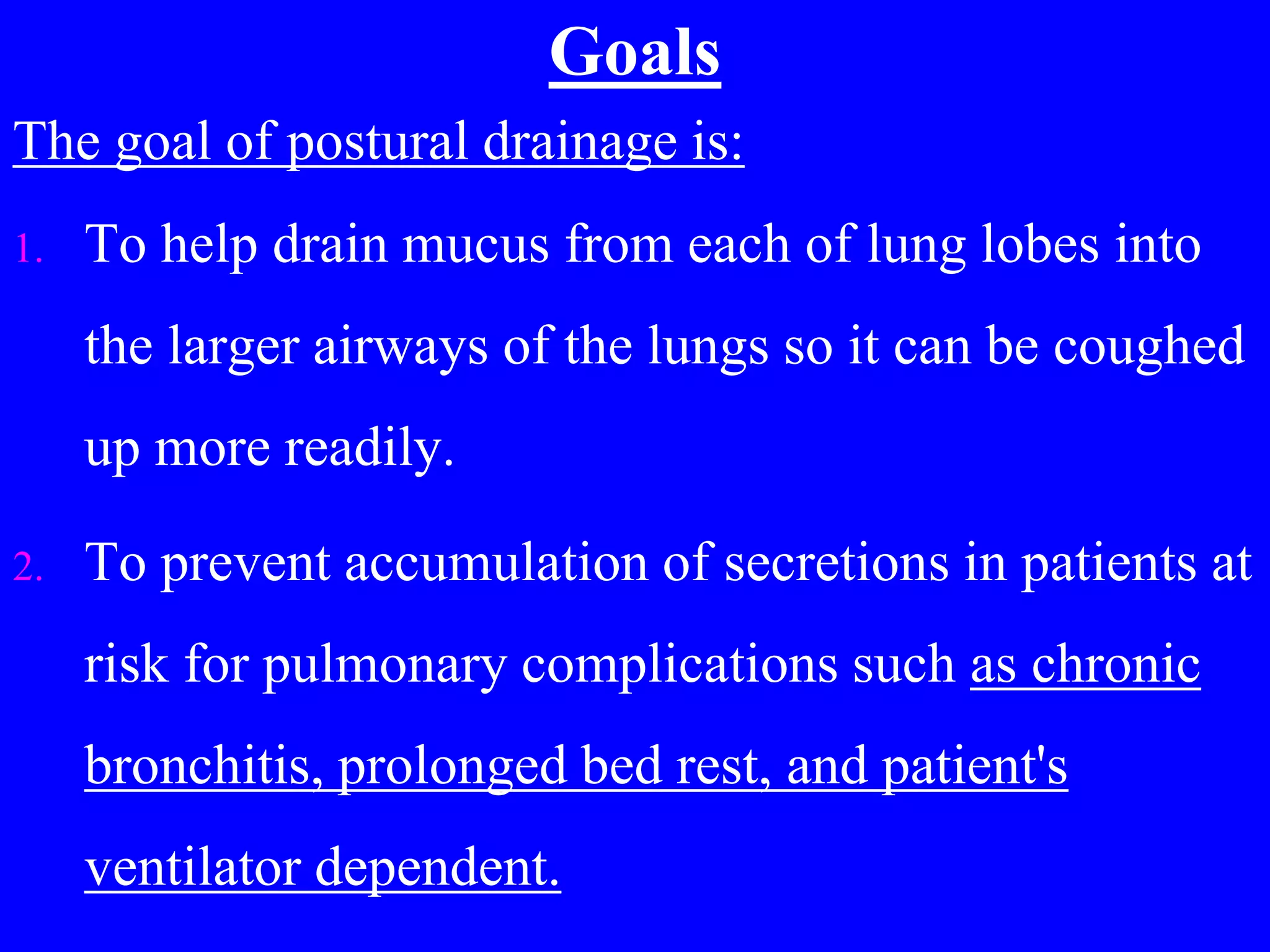 Performing chest physiotherapy | PPT