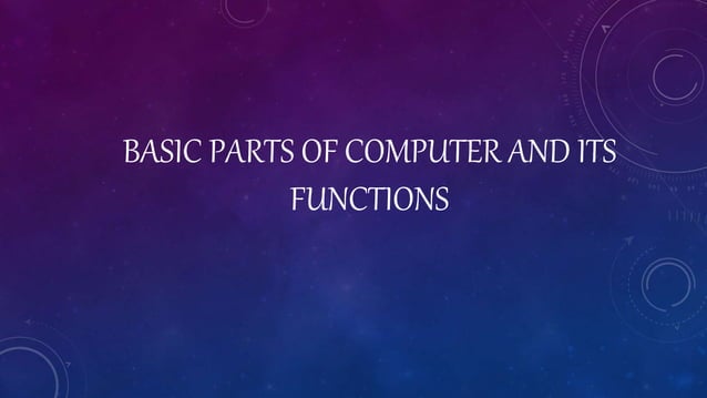 Performing Computer Operations.pptx | Computing | Technology & Computing