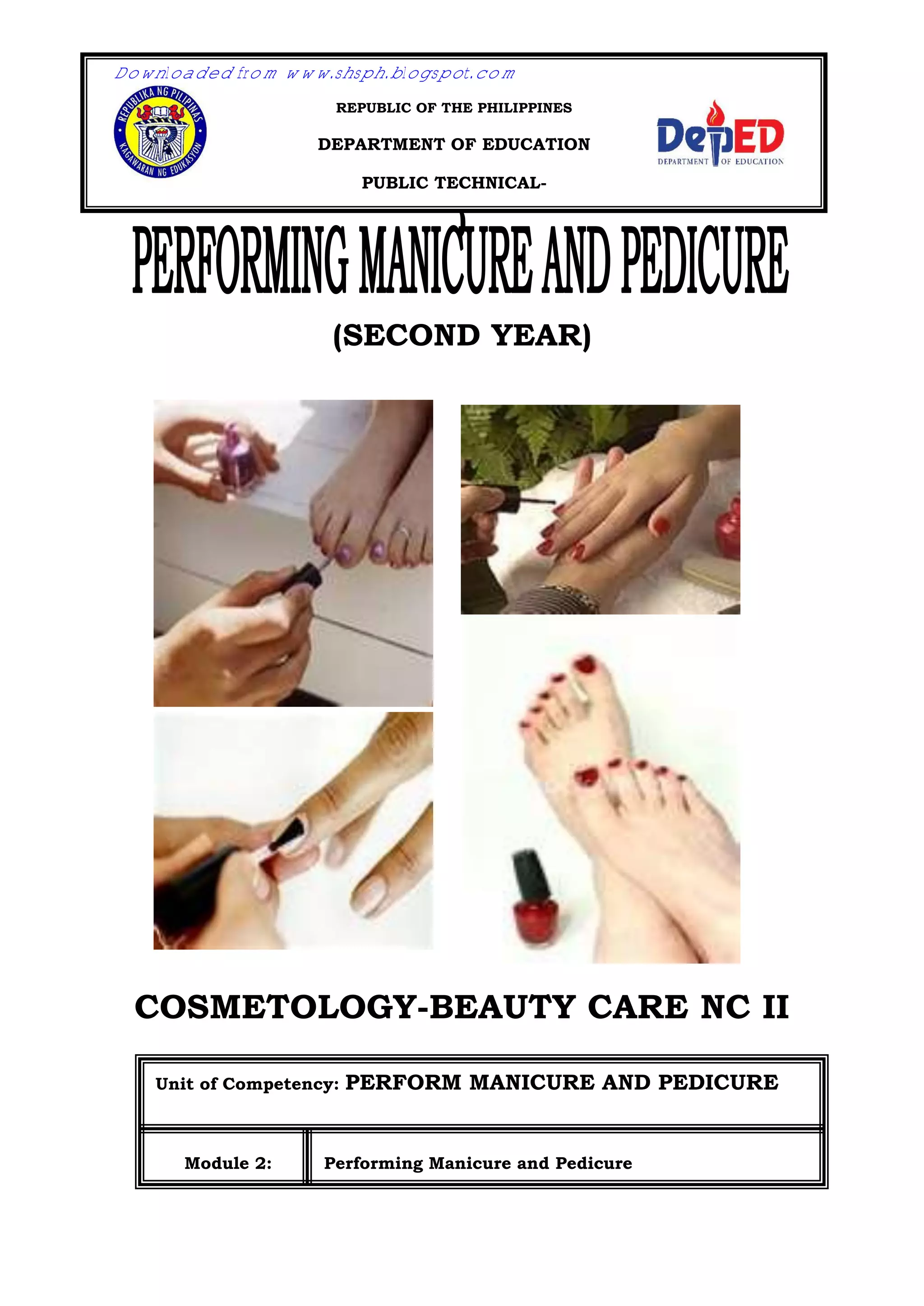 Performing Manicure Pedicure Module 2.pdf