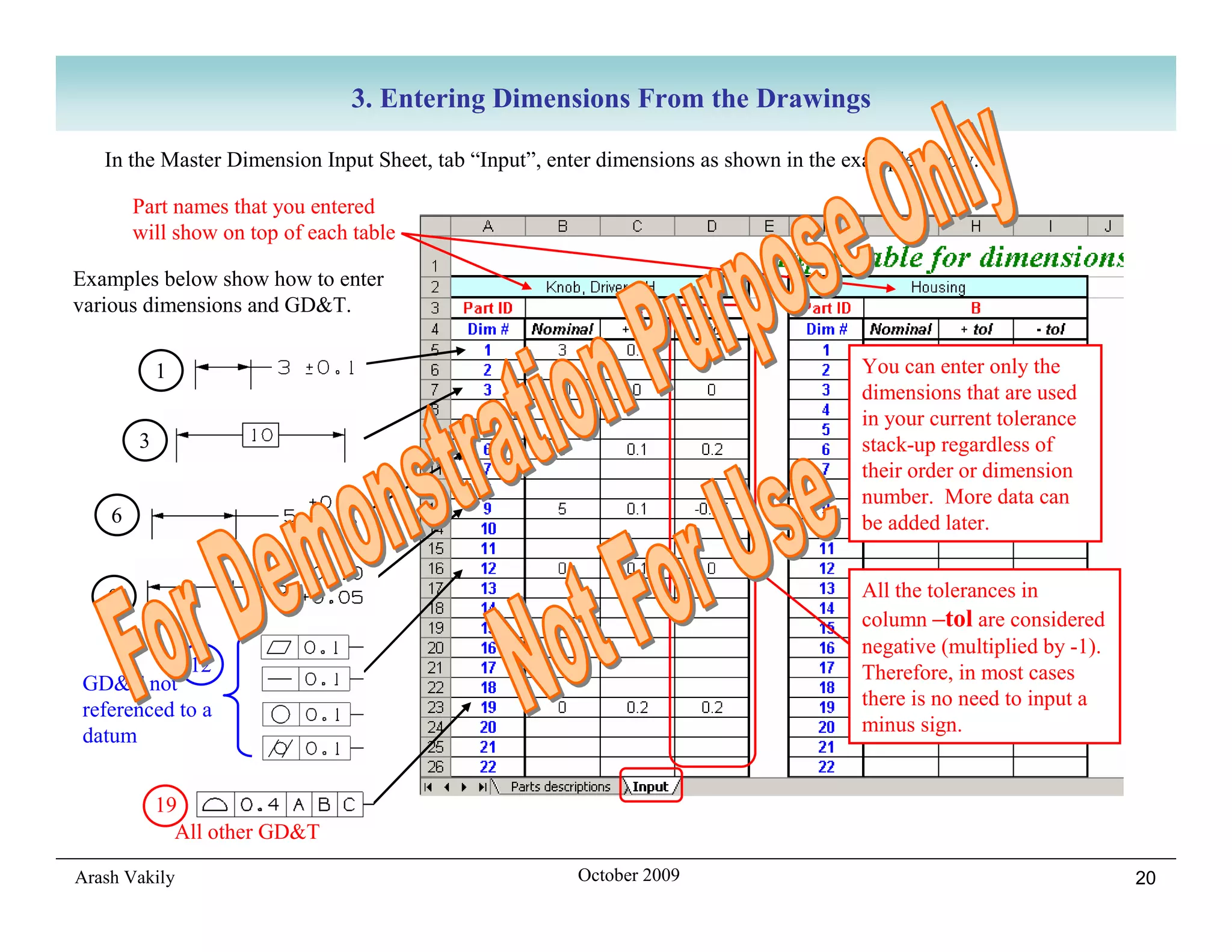 Performing Tolerance Stack Ups Using Automated Excel Calculator By ...