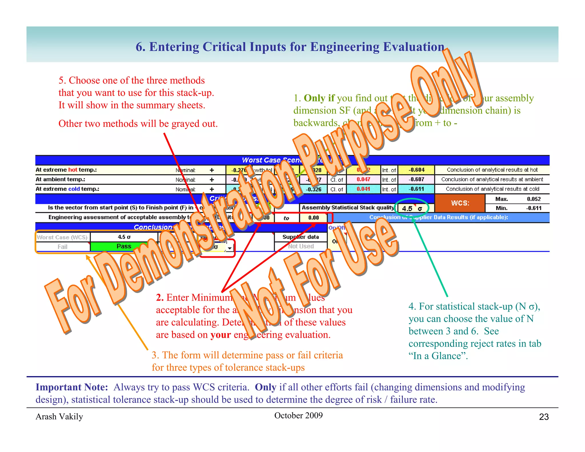 Performing Tolerance Stack Ups Using Automated Excel Calculator By ...