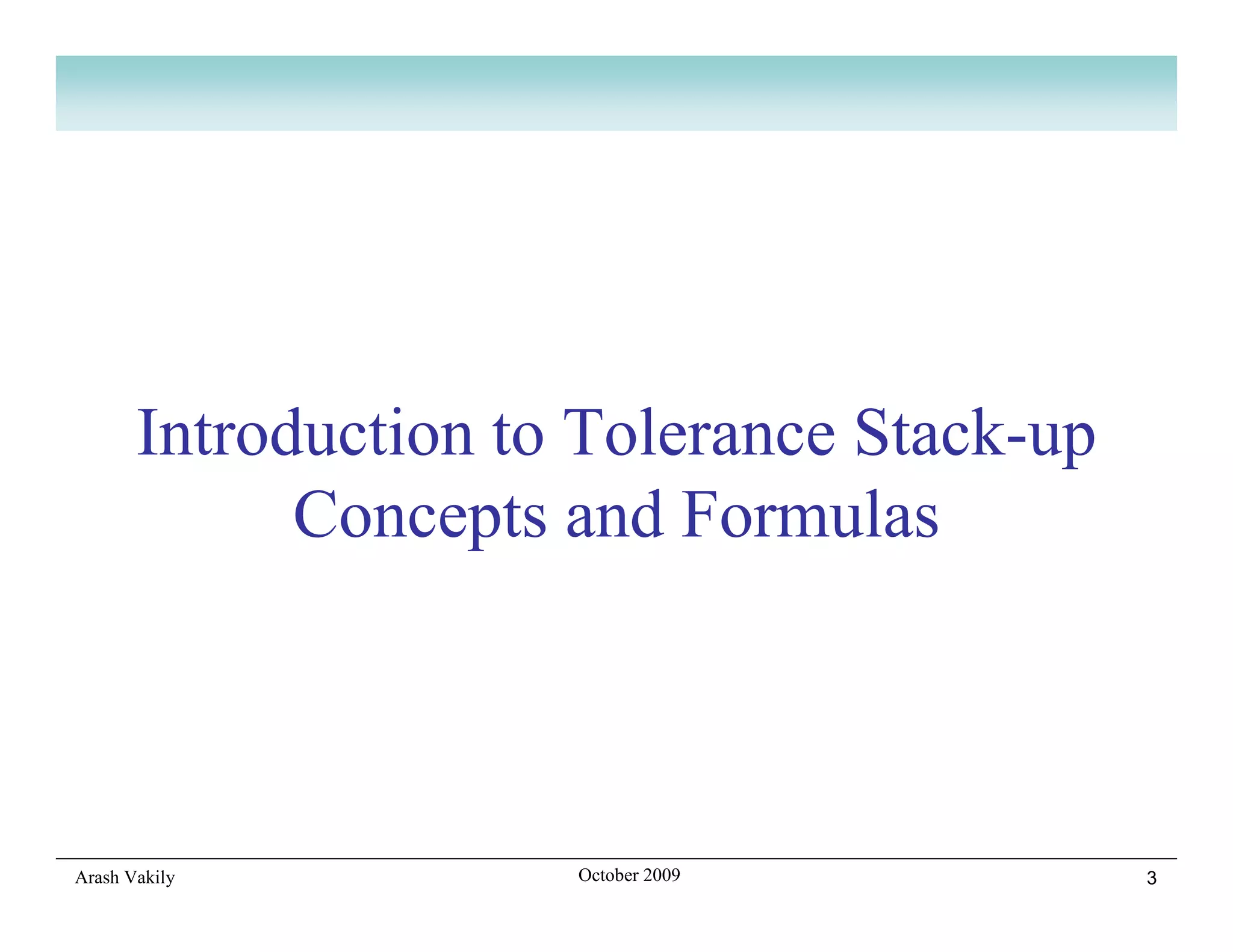 Performing Tolerance Stack Ups Using Automated Excel Calculator By ...