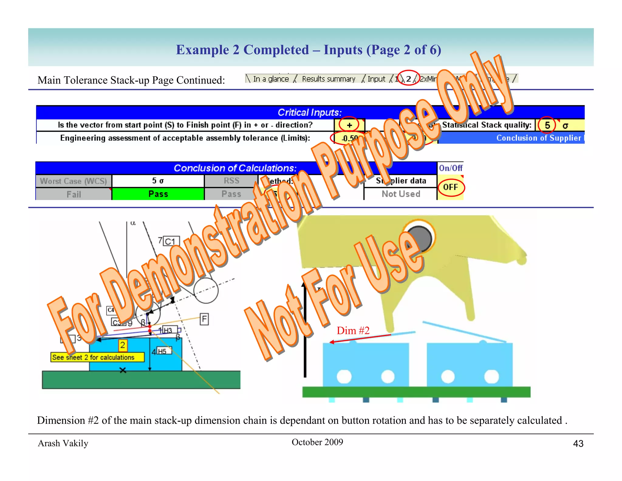 Performing Tolerance Stack Ups Using Automated Excel Calculator By ...