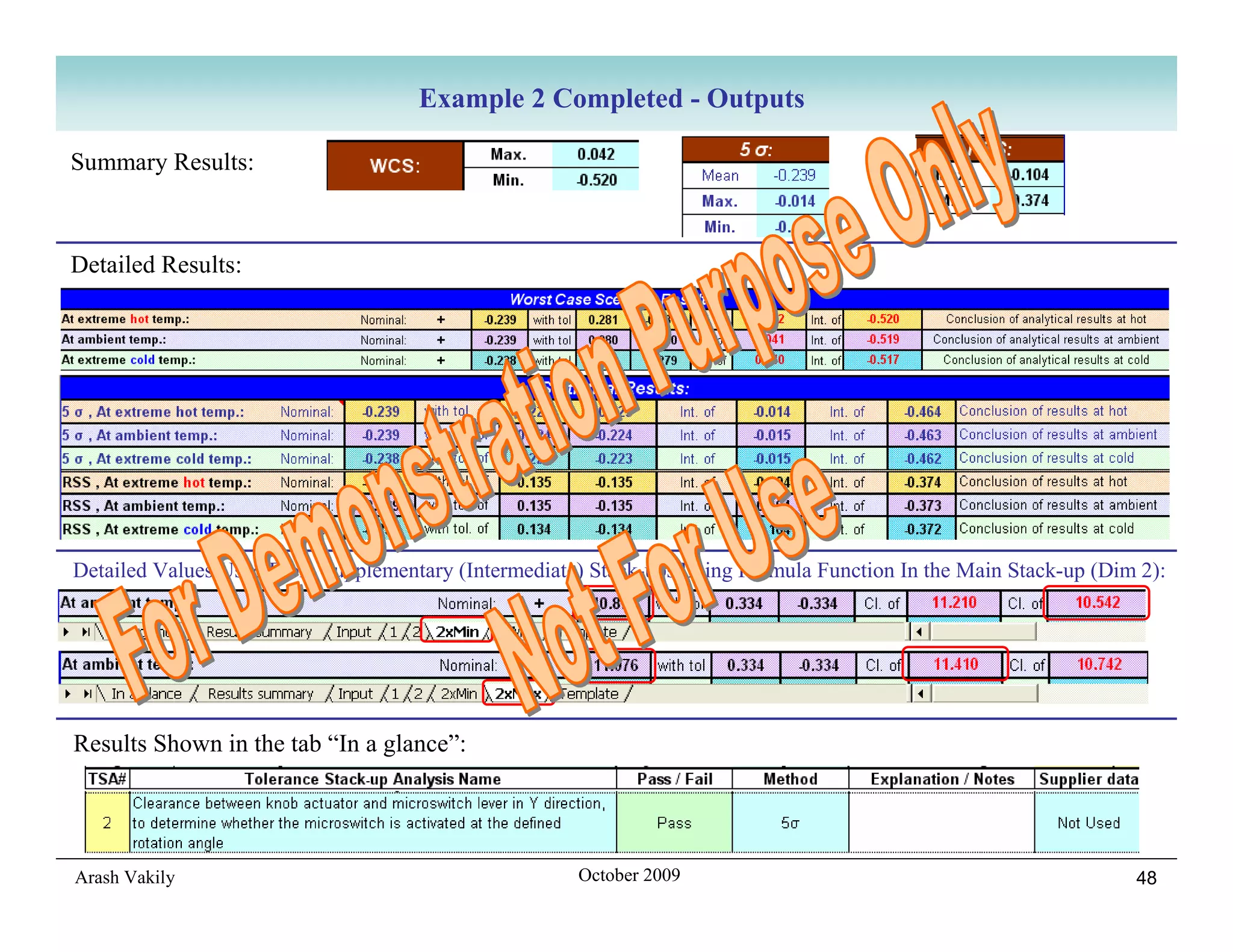 Performing Tolerance Stack Ups Using Automated Excel Calculator By ...