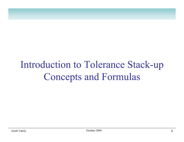 Performing Tolerance Stack Ups Using Automated Excel Calculator By ...