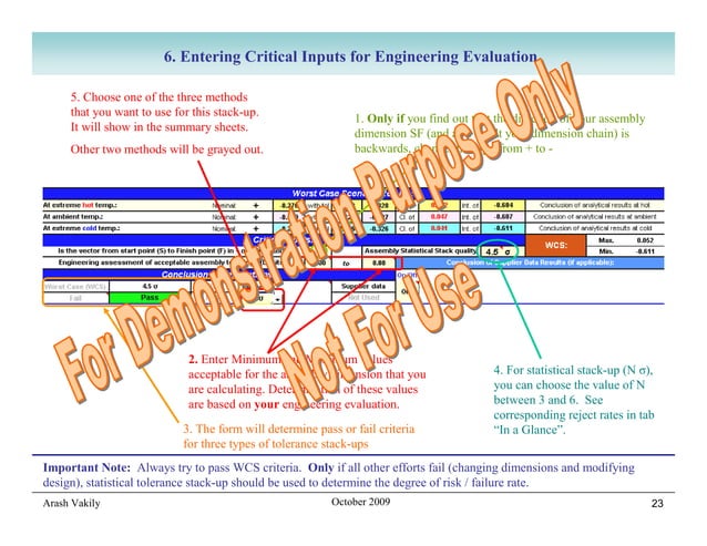 Performing Tolerance Stack Ups Using Automated Excel Calculator By ...