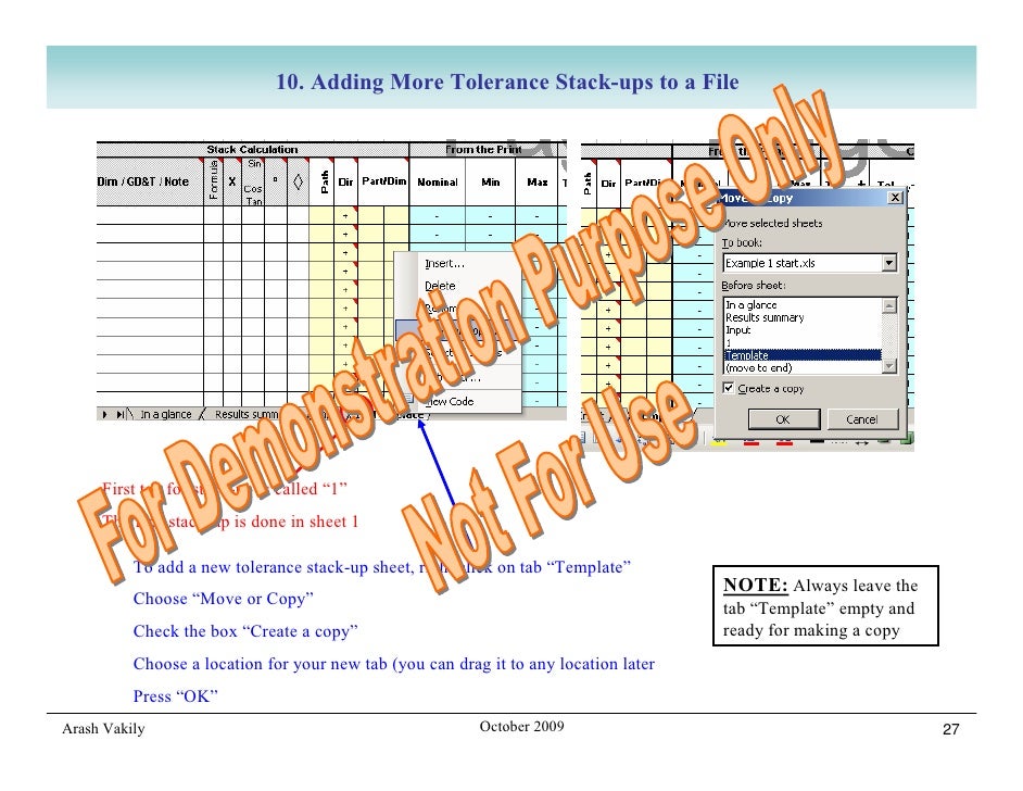 Performing Tolerance Stack Ups Using Automated Excel Calculator By Ar…