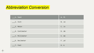 Perform Mensuration and Calculation PPT.pptx
