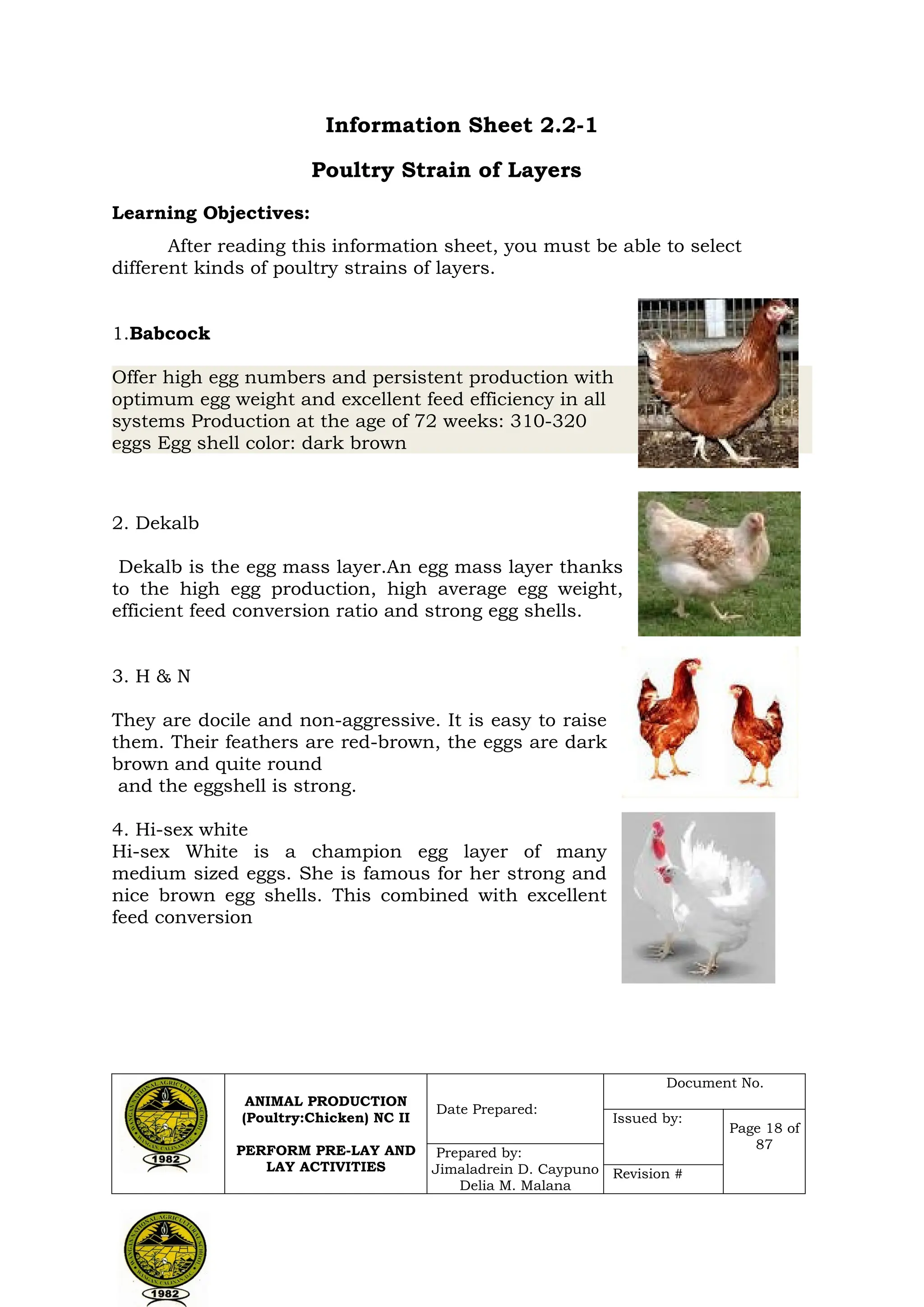 PERFORM PRE-LAY final for poultry chicken.doc