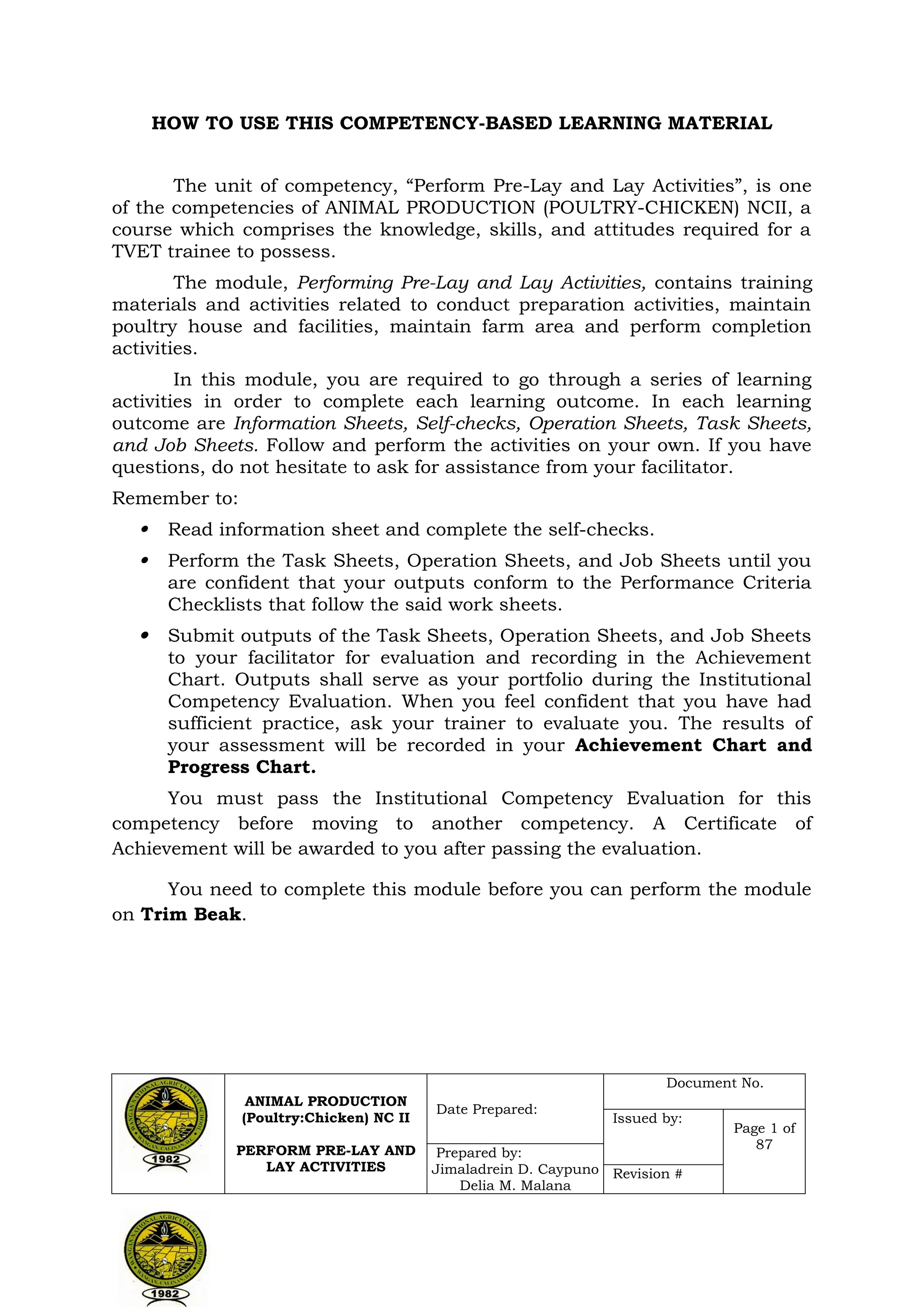 PERFORM PRE-LAY final for poultry chicken.doc