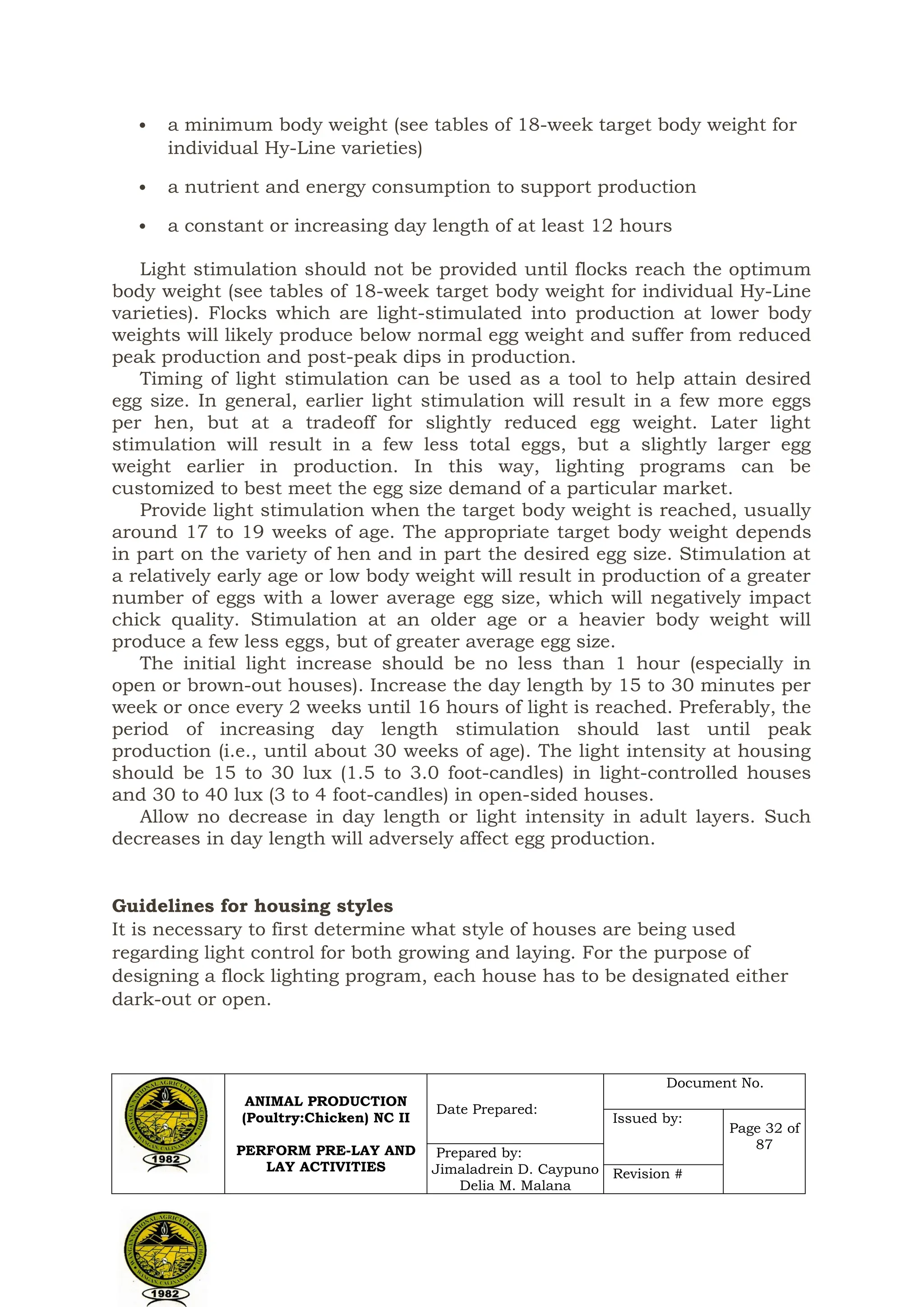 PERFORM PRE-LAY final for poultry chicken.doc