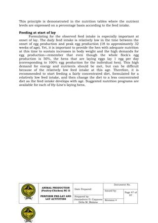 PERFORM PRE-LAY final for poultry chicken.doc