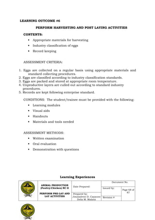 PERFORM PRE-LAY final for poultry chicken.doc