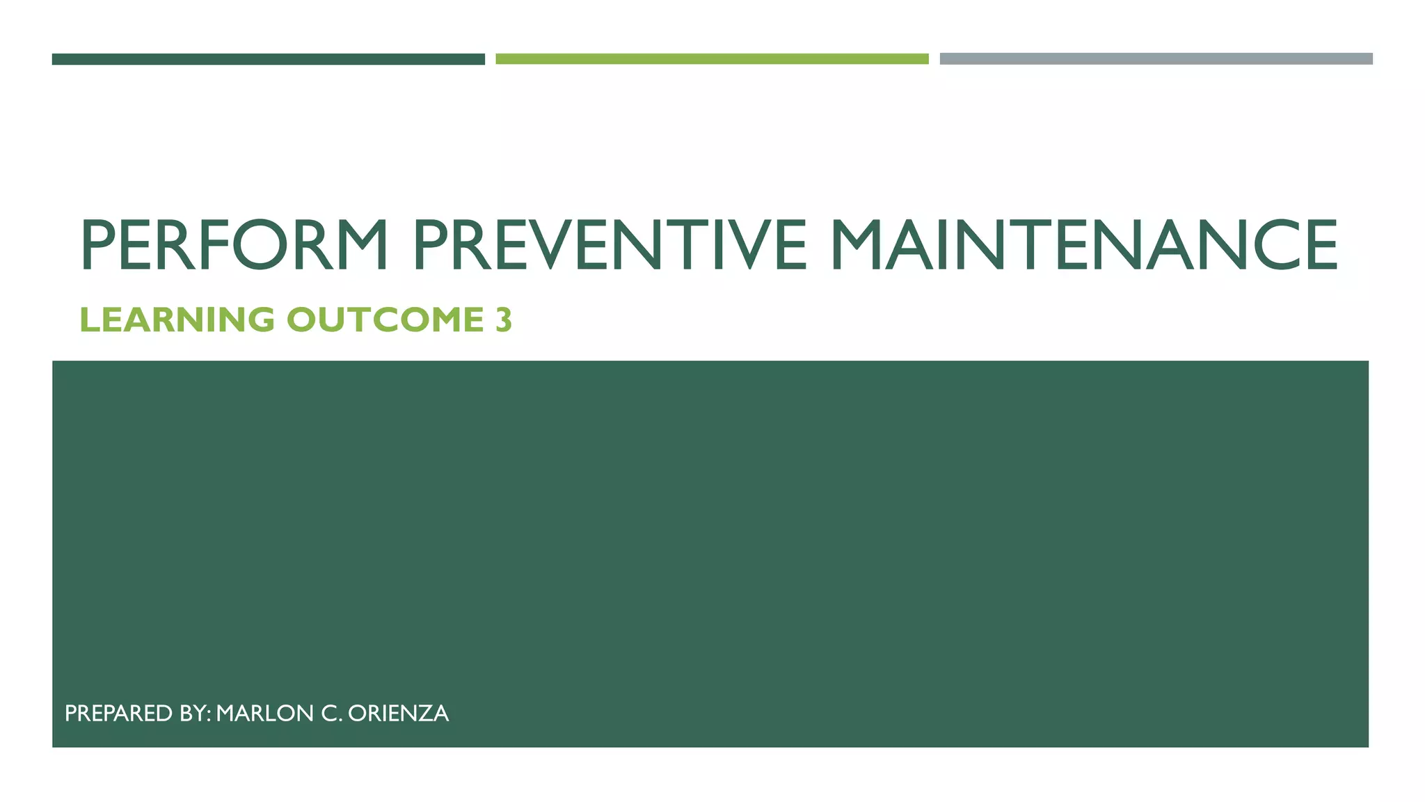 Perform Preventive maintenance.pdf
