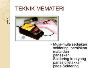 Perform soldering technique | PPTX