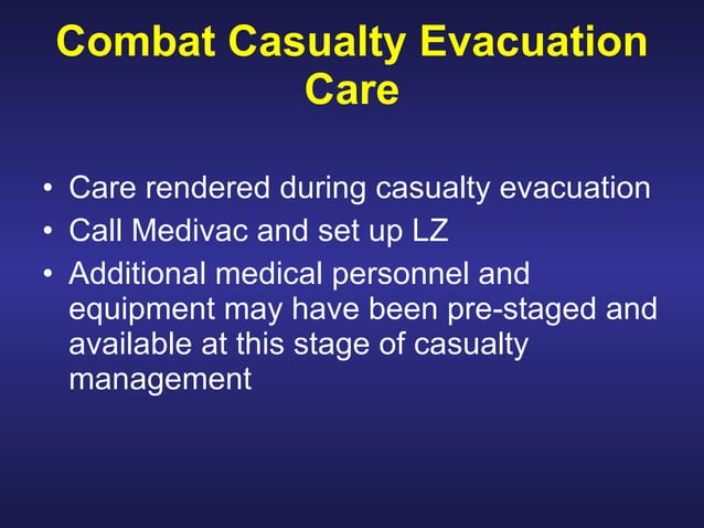 Perform tactical combat casualty care | PPT | First Aid | Injuries