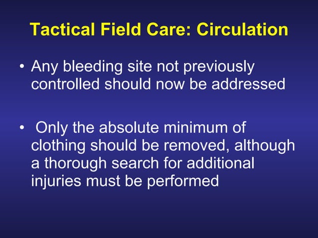Perform tactical combat casualty care | PPT | First Aid | Injuries