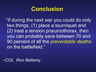 Perform tactical combat casualty care | PPT