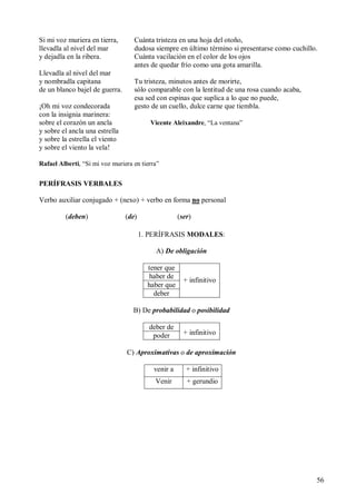 Perífrasis verbales | PDF