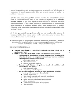 Perífrasis verbales 1 | PDF
