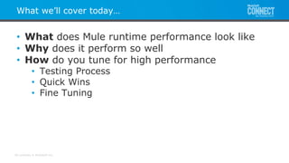 Mule Runtime: Performance Tuning | PPTX