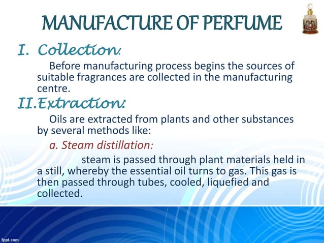 Perfume | PPTX | Candle and Soap Making | Arts and Crafts