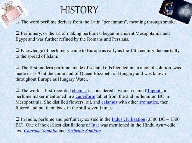 Perfume | PPTX | Perfume and Fragrance | Beauty