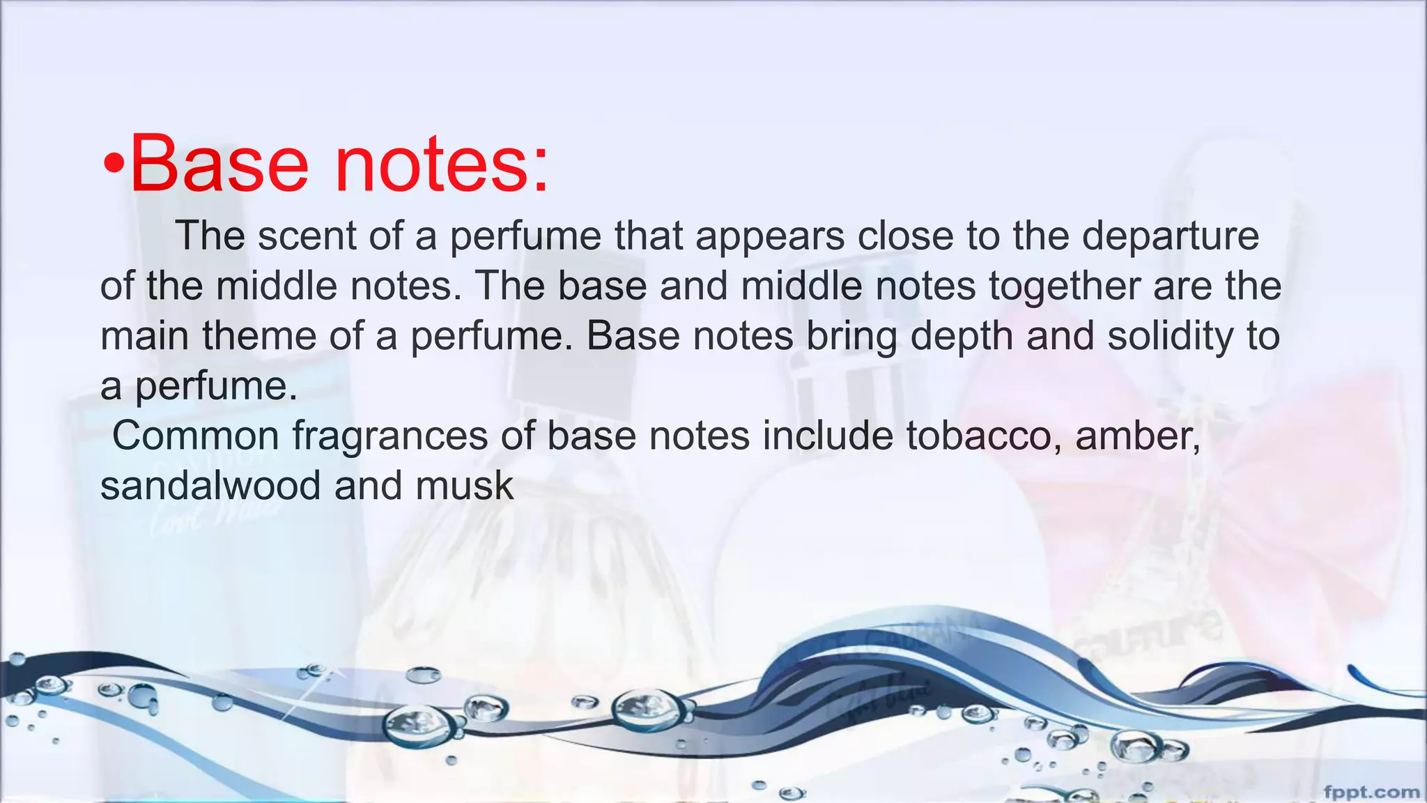 Perfume | PPTX | Candle and Soap Making | Arts and Crafts