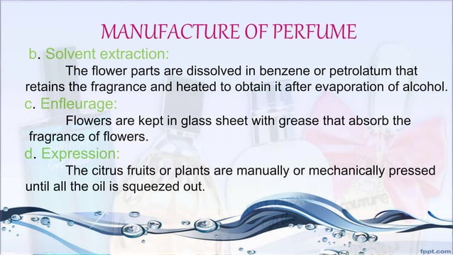 Perfume | PPTX | Candle and Soap Making | Arts and Crafts