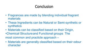 Perfume.M.Pharm 2nd sem.Cosmetics & Cosmoceutucals | PDF