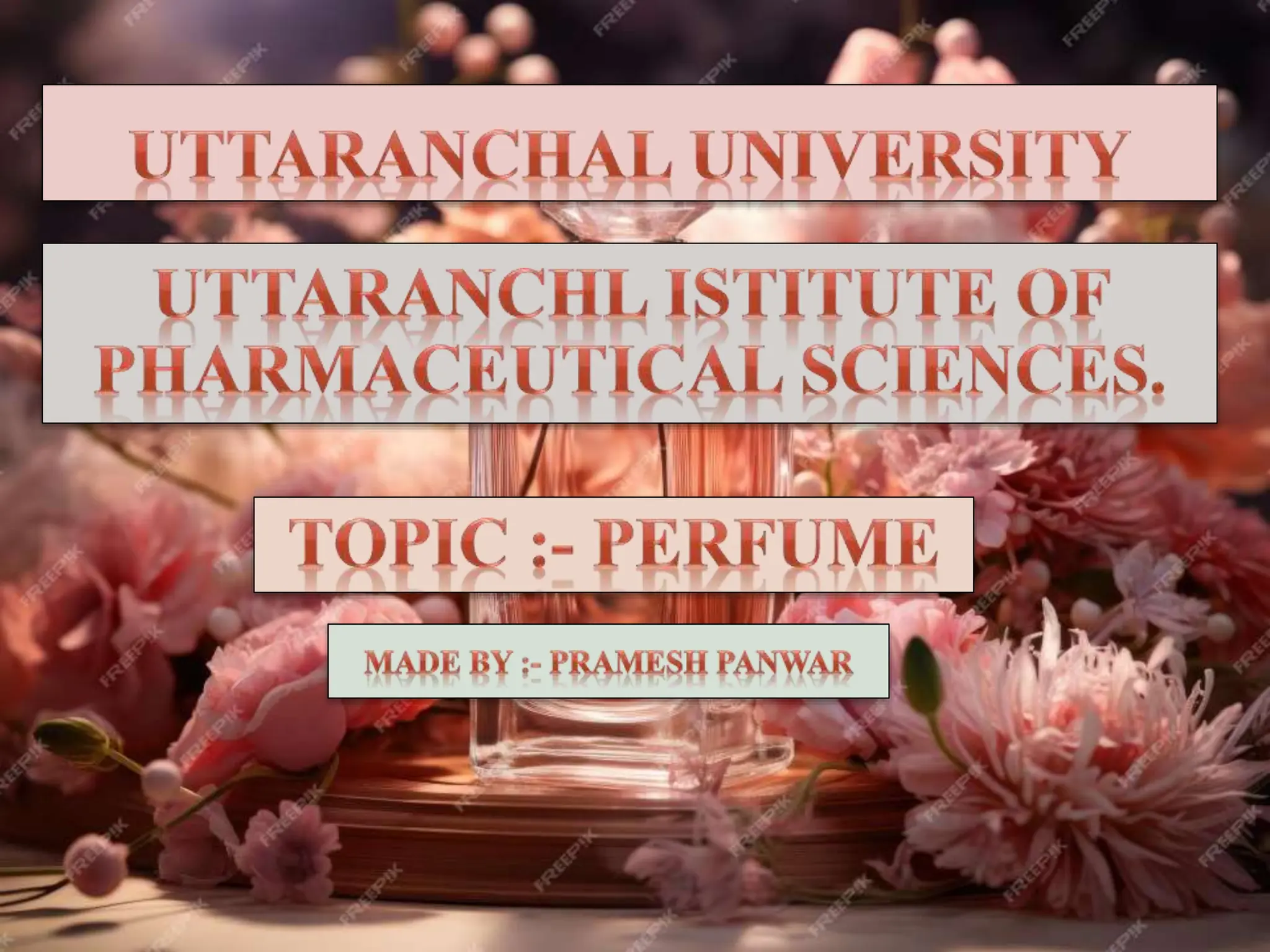 Perfume and Classification of Perfume.pptx