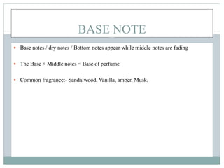 Perfume and Classification of Perfume.pptx