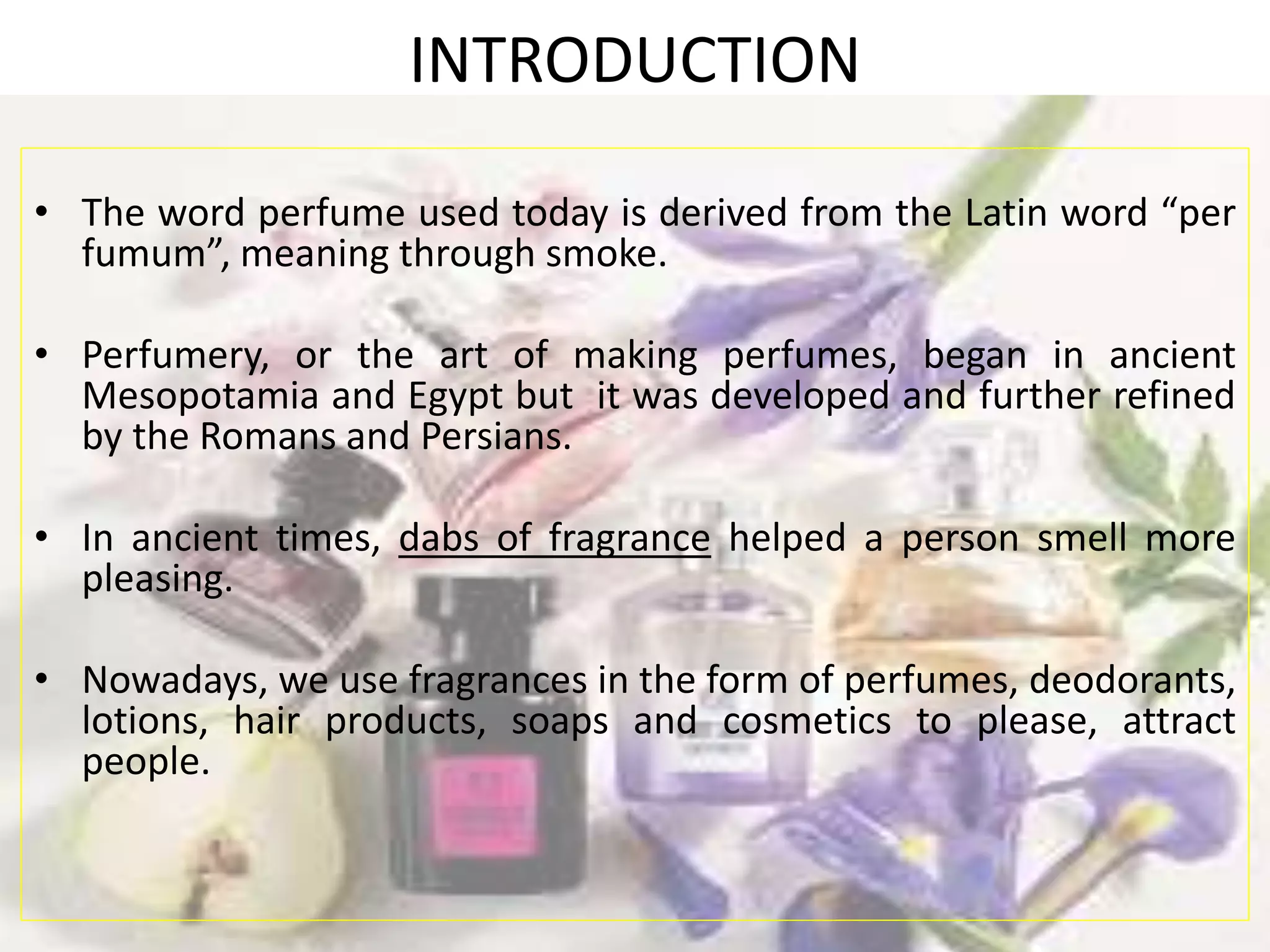 Perfumes | PPTX