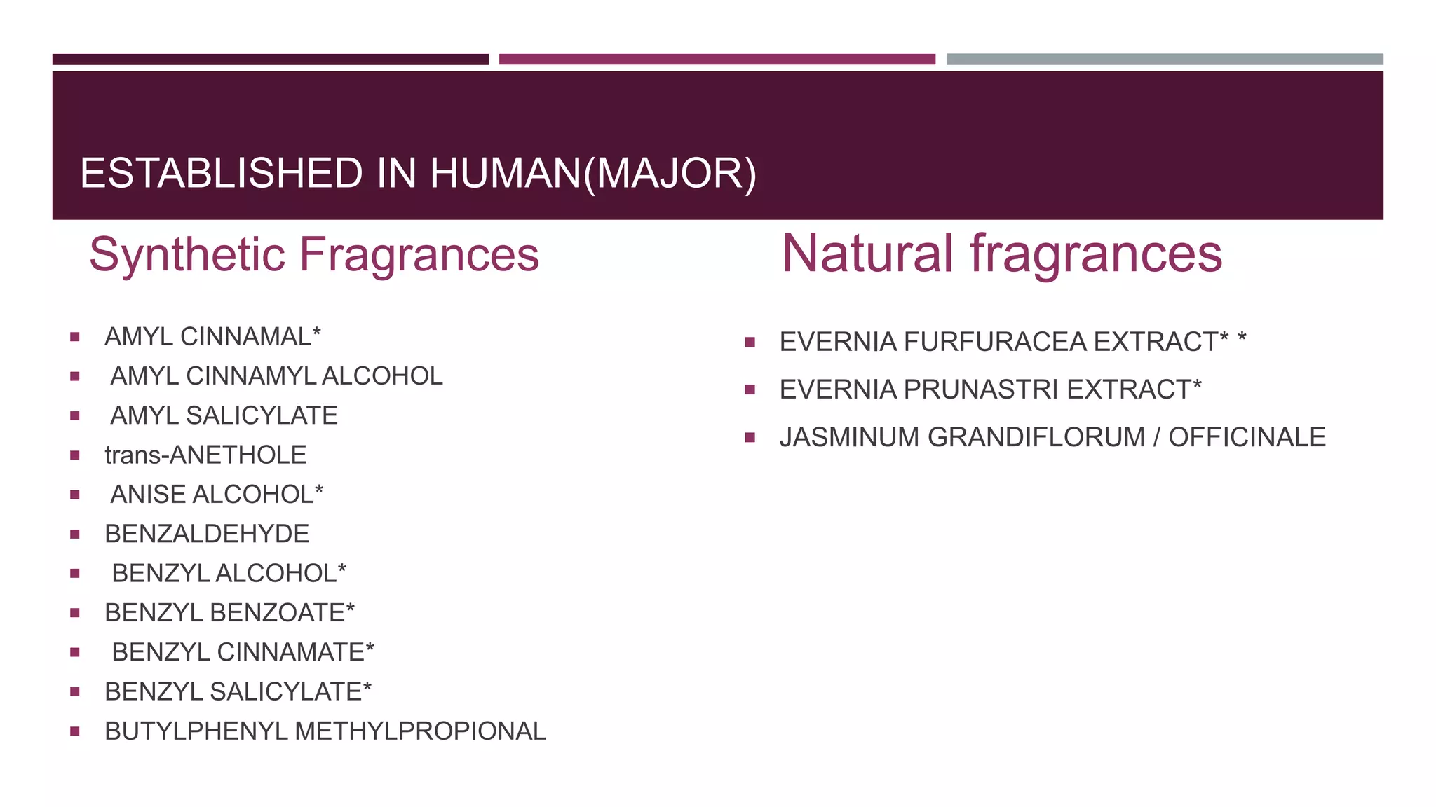 PERFUMES AND EU REGULATION CLASSIFICATION AND APPLICATION | PPTX