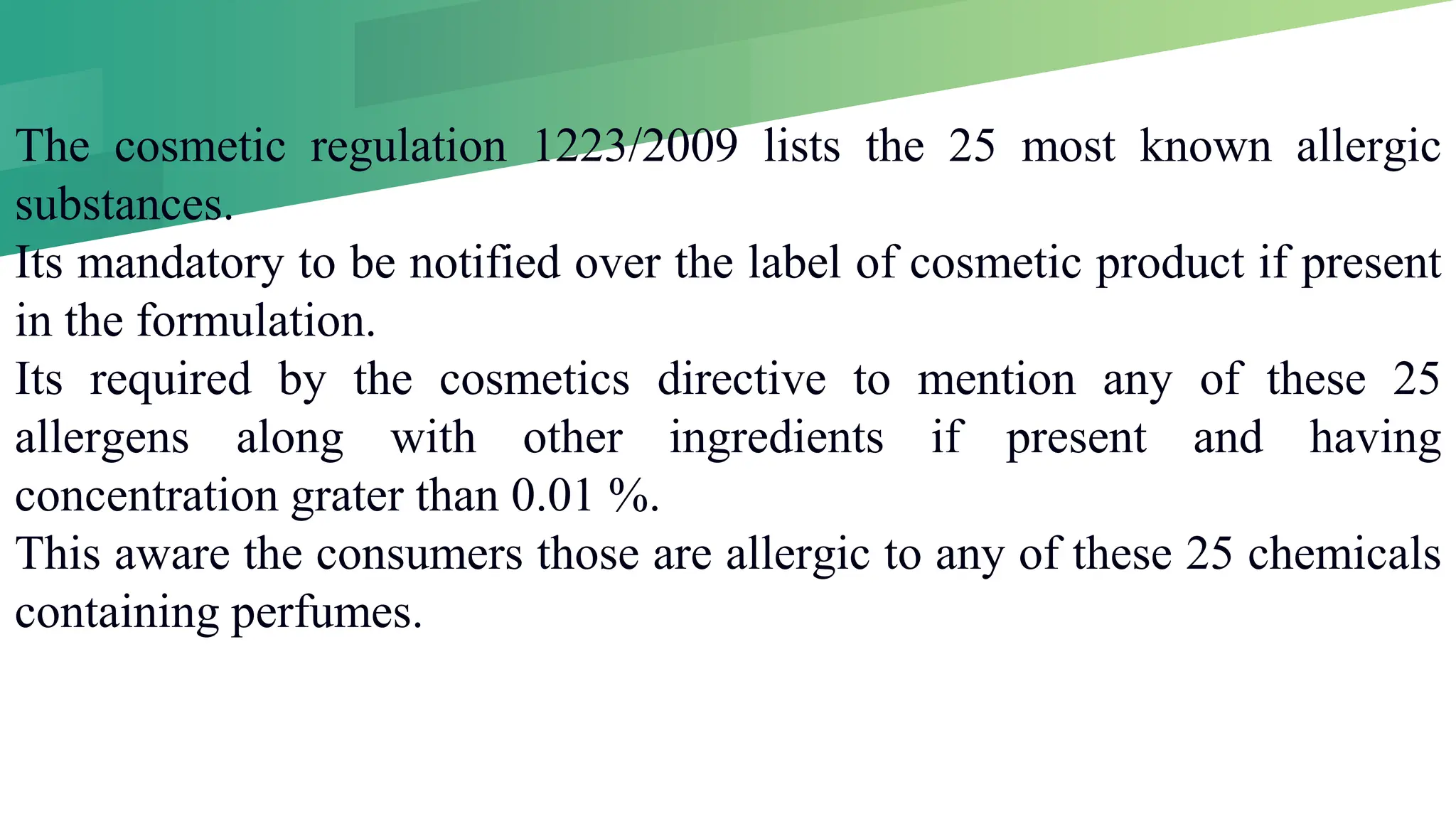 Perfumes, Classification of perfumes, Perfume ingredients listed as ...
