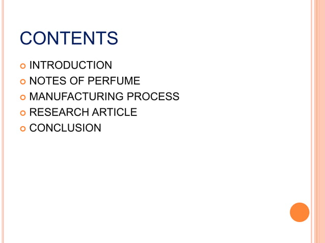 Perfumes introduction | PPTX | Perfume and Fragrance | Beauty